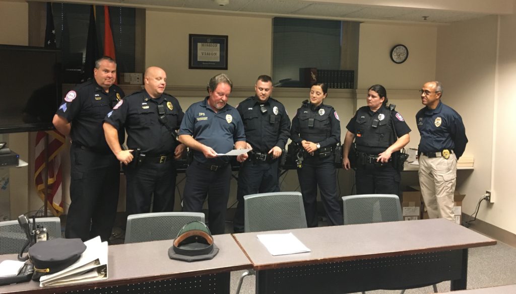 Coin Ceremony for New Public Safety Officers - Department of Public ...